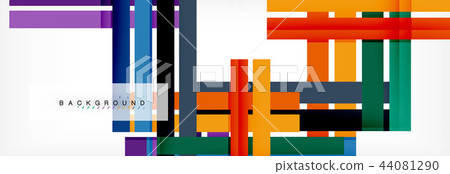 Color stripes and lines, geometric abstract... - Stock Illustration ...
