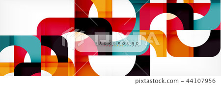 Color square shapes, geometric modern abstract... - Stock Illustration ...