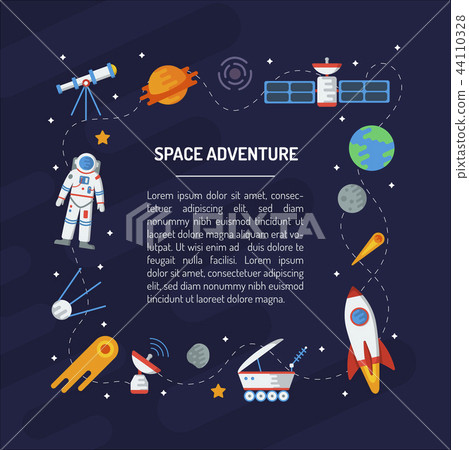 Space square frame - Stock Illustration [44110328] - PIXTA