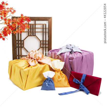 Holiday gift crepe, gift box - Stock Photo [44122854] - PIXTA