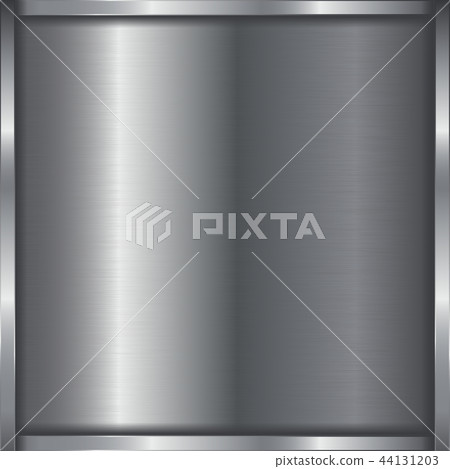 Metal 3d background with frame - Stock Illustration [44131203] - PIXTA