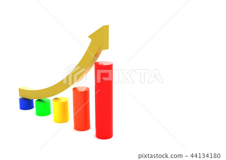 Illustration of rising curve - Stock Illustration [44134180] - PIXTA
