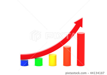 Illustration of rising curve - Stock Illustration [44134187] - PIXTA