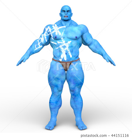 Blue Man - Stock Illustration [44151116] - PIXTA