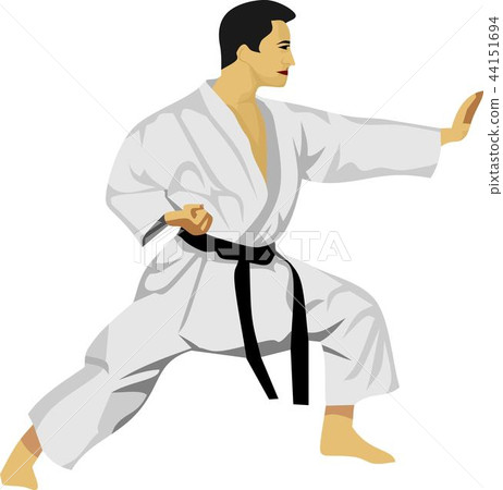 Karate Japan Martial Art-插圖素材 [44151694] - PIXTA圖庫