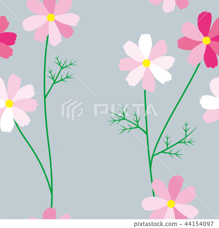 Pattern cosmos gray - Stock Illustration [44154097] - PIXTA