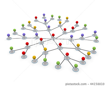 network - Stock Illustration [44158810] - PIXTA