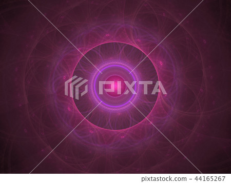 Cosmic geometry. Light phenomena in space - Stock Illustration ...