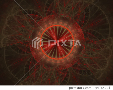 Cosmic geometry. Light phenomena in space - Stock Illustration ...