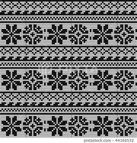 Norwegian star knitting pattern - Stock Illustration [44168532] - PIXTA