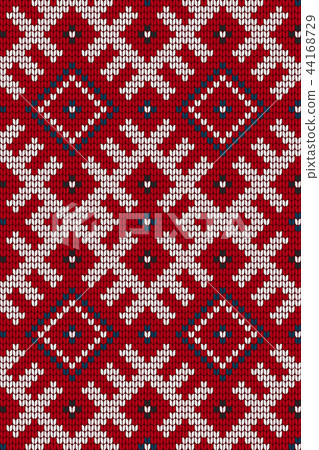 Traditional Baltic knitting pattern - Stock Illustration [44168729] - PIXTA
