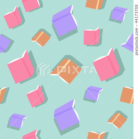 book vector Seamless pattern - Stock Illustration [44173708] - PIXTA