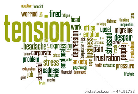 Tension word cloud - Stock Illustration [44191758] - PIXTA