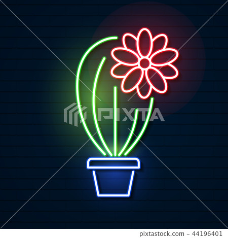 Cinco de Mayo. Neon bright sign. Mexico. - Stock Illustration [44196401 ...
