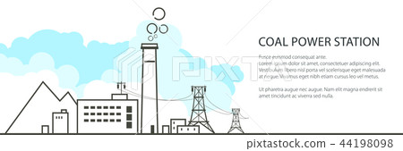 Power Station Banner - Stock Illustration [44198098] - PIXTA