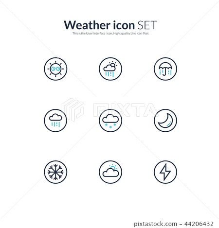 Two-tone Line Icon Set 3 - Stock Illustration [44206432] - PIXTA