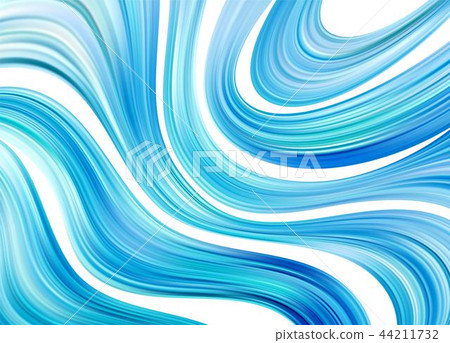 Blue color water Abstract smooth wave. Curve... - Stock Illustration ...