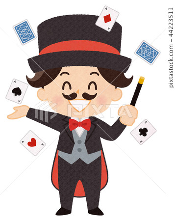 Magician man - Stock Illustration [44223511] - PIXTA