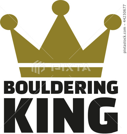 bouldering_king_2c.eps - Stock Illustration [44230677] - PIXTA