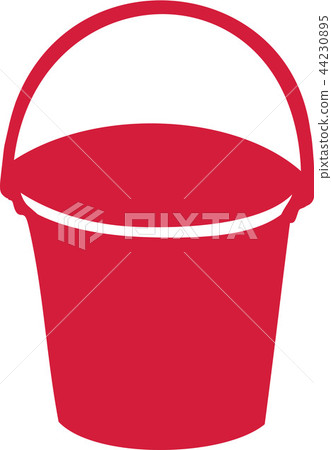 Red bucket icon - Stock Illustration [44230895] - PIXTA
