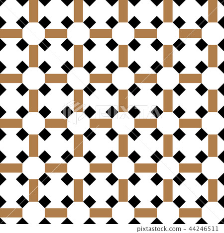 Cross lines tiles vector pattern or background - Stock Illustration ...