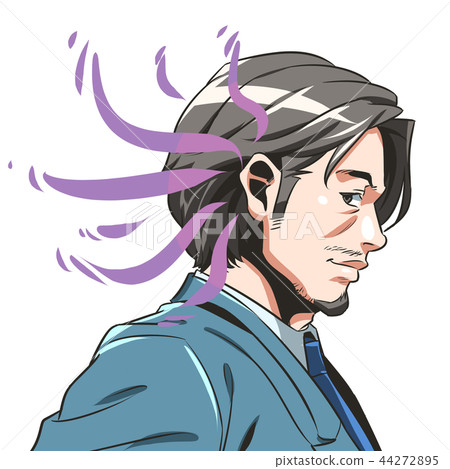 Aging odor drifts from the ear - Stock Illustration [44272895] - PIXTA