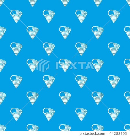Shell pattern vector seamless blue - Stock Illustration [44288593] - PIXTA