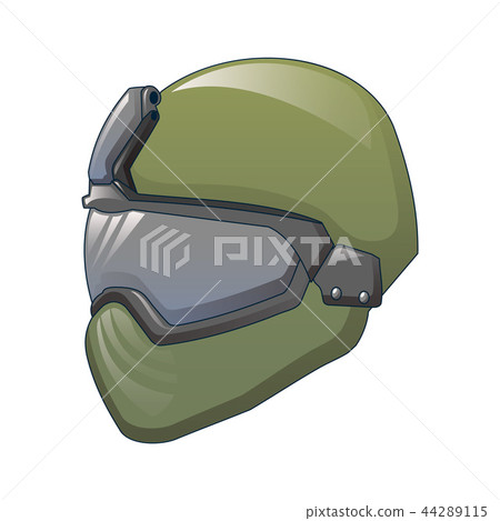 Tactical helmet icon, cartoon style - Stock Illustration [44289115] - PIXTA
