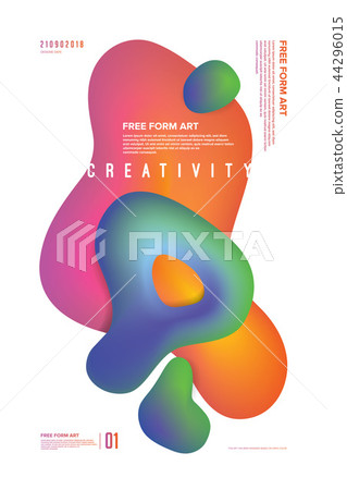 Free Form Art - Stock Illustration [44296015] - PIXTA