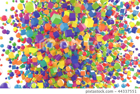 Colorful splash - Stock Illustration [44337551] - PIXTA