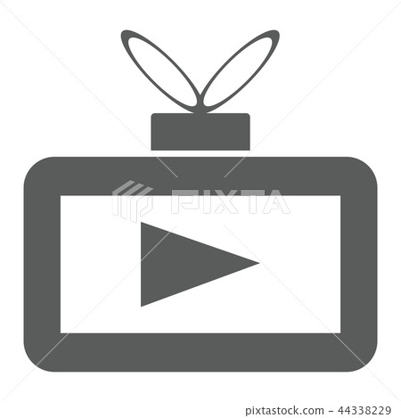 Video animation broadcast illustration icon - Stock Illustration ...