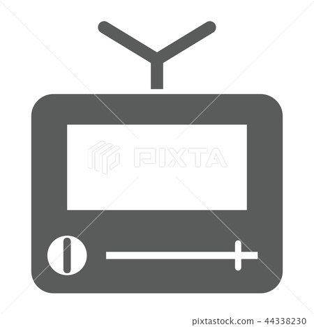 TV TV One Seg illustration icon - Stock Illustration [44338230] - PIXTA
