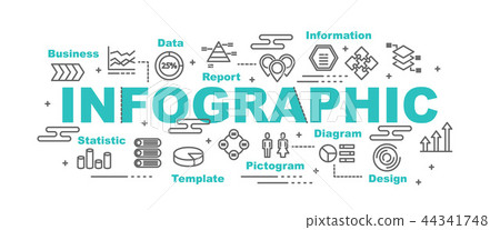 infographic vector banner - Stock Illustration [44341748] - PIXTA