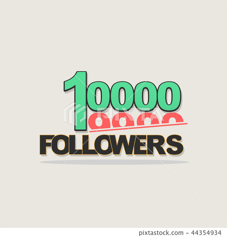 Follower banner comic text pop art design - Stock Illustration ...
