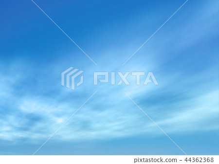 Blue Sky and Downcast - Stock Illustration [44362368] - PIXTA