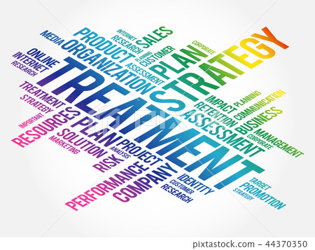 Treatment word cloud collage - Stock Illustration [44370350] - PIXTA
