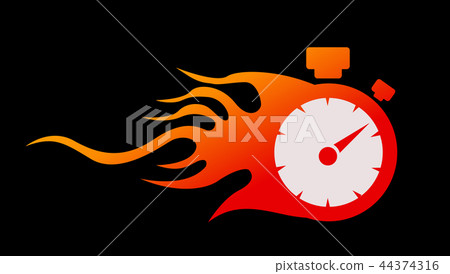 speedometer. abstract symbol of speed - Stock Illustration [44374316 ...