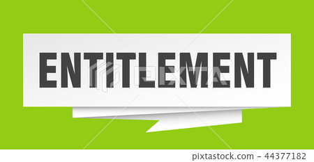 entitlement - Stock Illustration [44377182] - PIXTA
