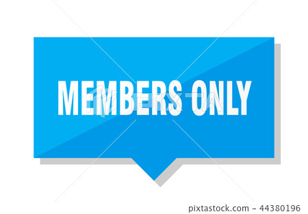 members only price tag - Stock Illustration [44380196] - PIXTA