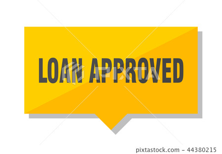 loan approved price tag - Stock Illustration [44380215] - PIXTA