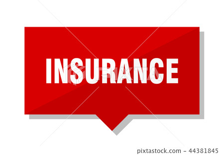 insurance red tag - Stock Illustration [44381845] - PIXTA