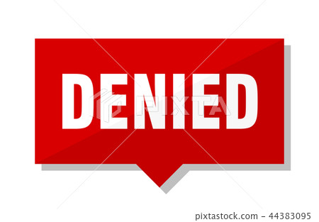 denied red tag - Stock Illustration [44383095] - PIXTA