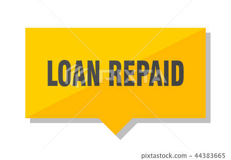 loan repaid price tag - Stock Illustration [44383665] - PIXTA