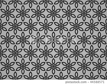 Flower geometric pattern. Seamless vector - Stock Illustration ...