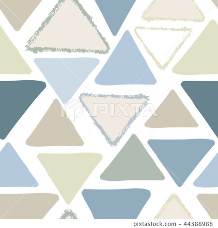 Vector neutral colored triangle seamless pattern - Stock Illustration ...