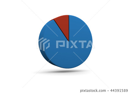 Pie chart, 90% - Stock Illustration [44391589] - PIXTA