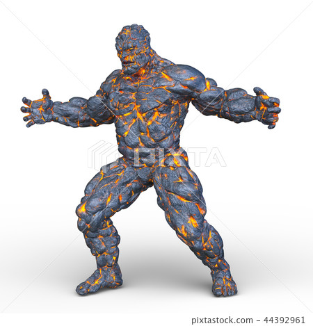 Stone man - Stock Illustration [44392961] - PIXTA