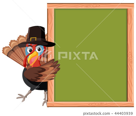 Turkey with empty frame - Stock Illustration [44403939] - PIXTA