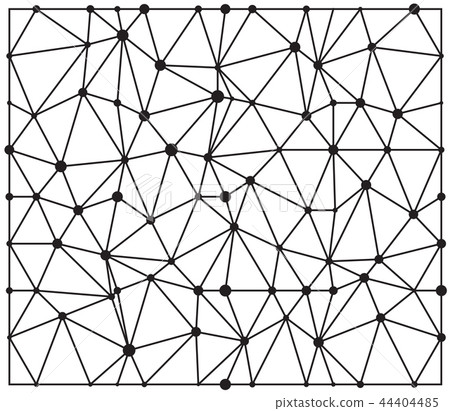 abstract triangle with dots seamless pattern - Stock Illustration ...