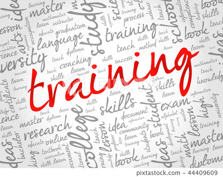 TRAINING word cloud collage - Stock Illustration [44409609] - PIXTA